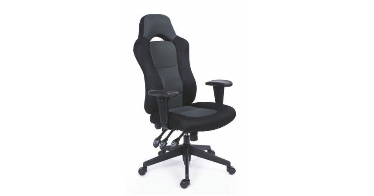 Mayah Super Racer Főnöki Szék - Fekete/Szürke, Állítható | Pepita.hu