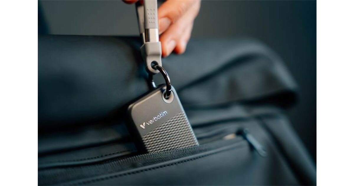 Verbatim Pocket SSD - 1TB Külső SSD, USB 3.2 Gen2, Fekete/Szürke ...