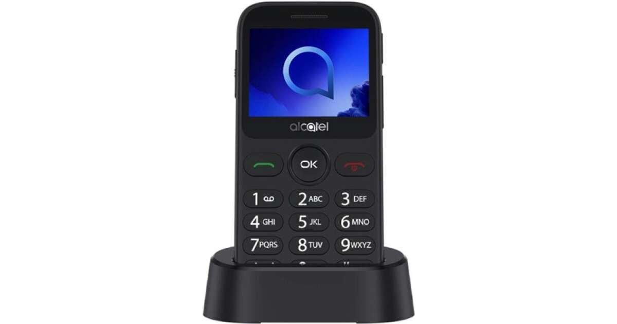 Alcatel 2019G mobiltelefon, fekete-szürke, kártyafüggetlen, magyar ...