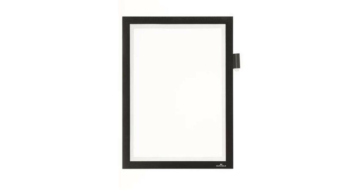 DURABLE DURAFRAME® NOTE A4 Öntapadó Infokeret - Fekete | Pepita.hu