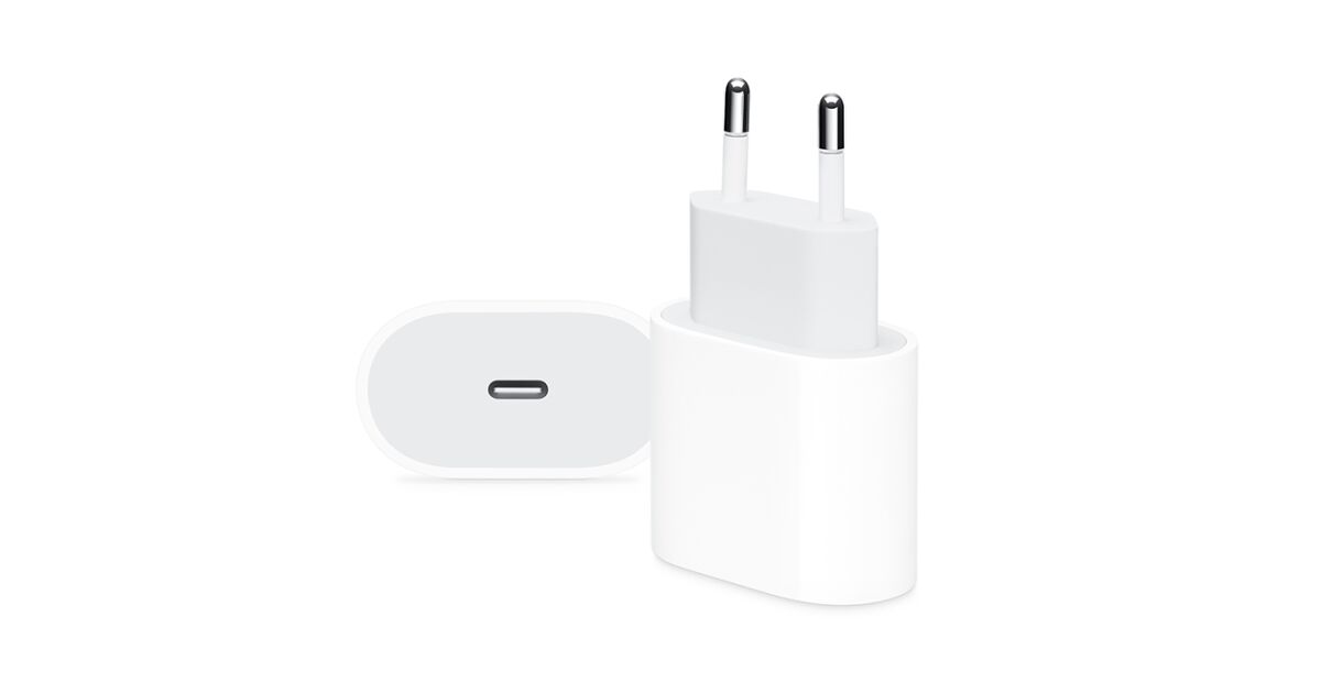 Adapter Apple USB-C Power Adapter MHJE3ZM/A USB-C, 20 W | Pepita.com