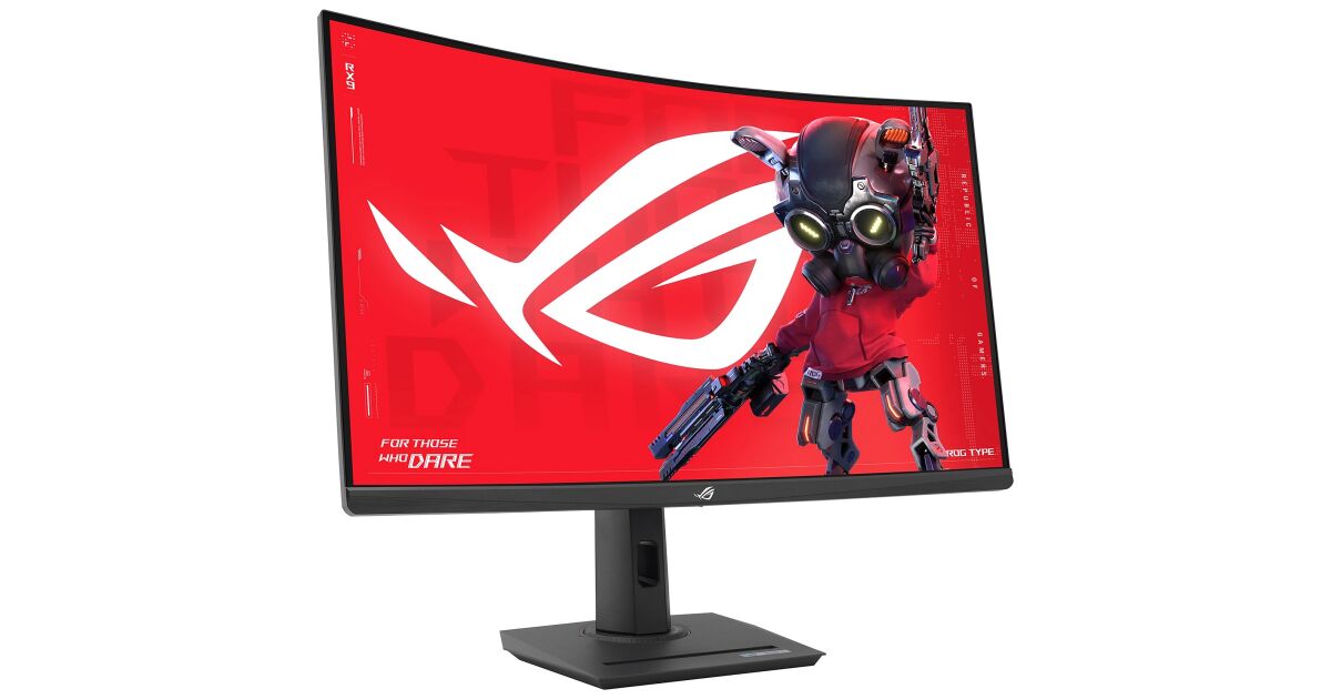 Asus 32 ROG Strix XG32WCMS 16:9 WQHD VA LED Ívelt Gaming Monitor ...