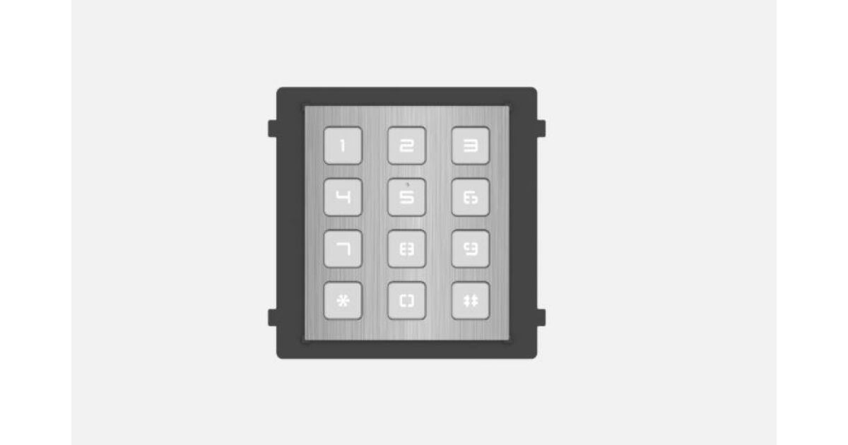 MODUL TASTATURA VIDEOINTERFON, DS-KD-KP/S (timbru verde 0.18 lei ...