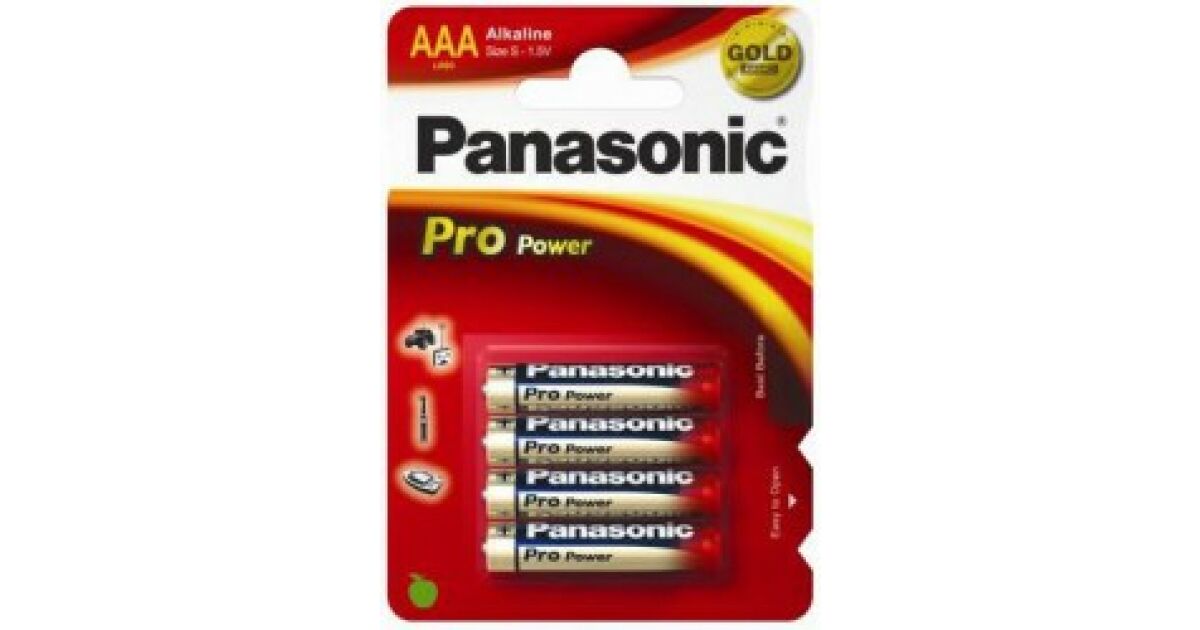 Panasonic Pro Power mikro ceruzaelem, AAA (4db) | Pepita.hu