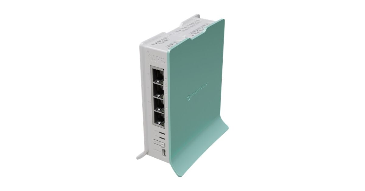 MikroTik hAP ax lite L41G-2AXD 4xGbE LAN 2.4GHz 802.11ax Wi-Fi 6 ...