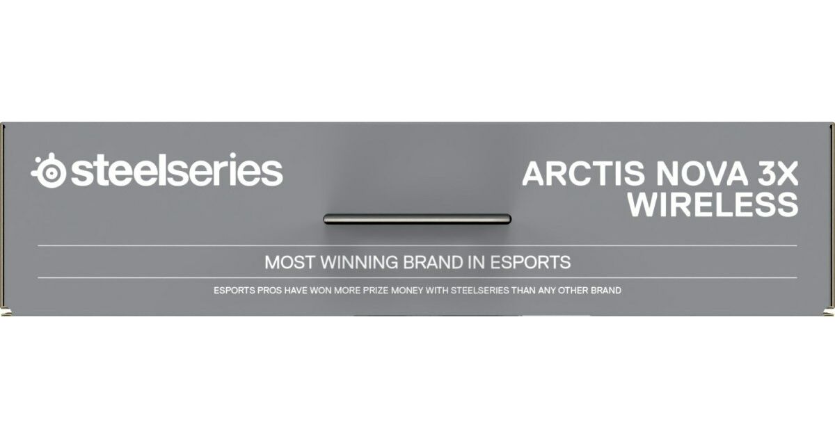 Bezdrôtový herný headset SteelSeries Arctis Nova 3X v bielej farbe ...