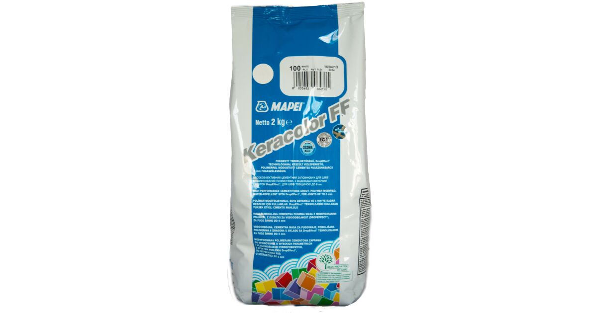 MAPEI Keracolor FF Flex Fehér Fugázó - 2kg, Flexibilis fugázóhabarcs ...