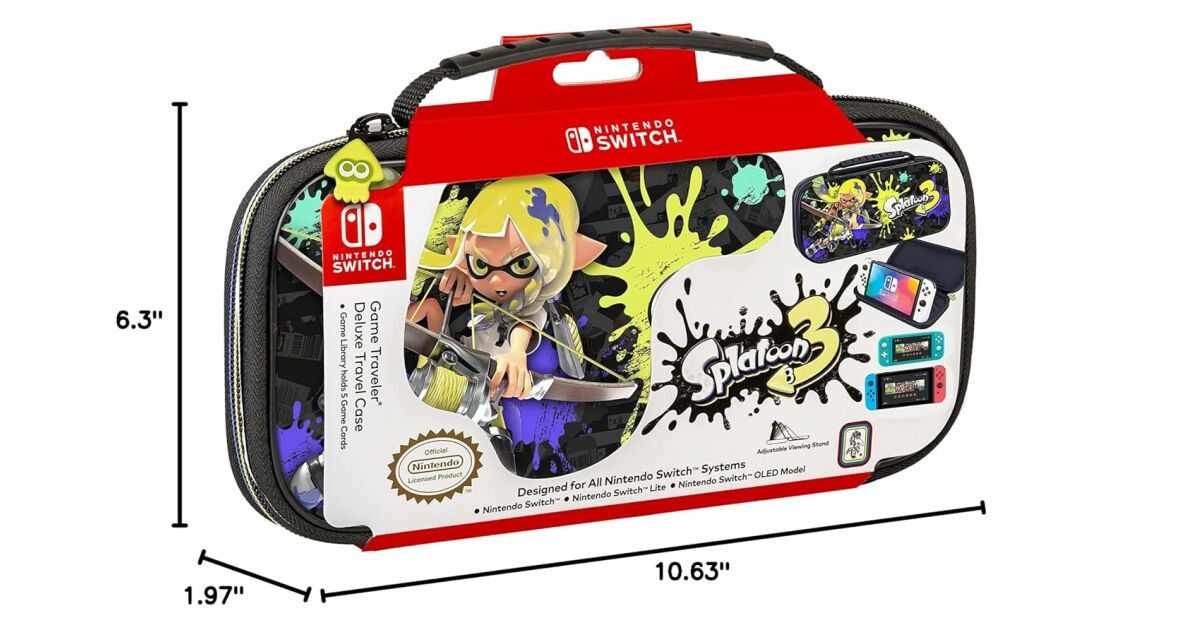 Bigben Splatoon 3 Deluxe Utazótok Nintendo Switch-hez | Pepita.hu