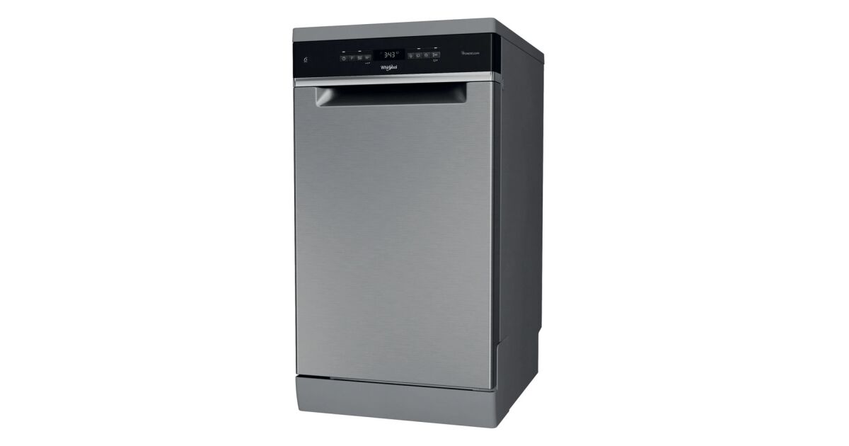 Whirlpool WH6FB10BS7A0X Mașină de spălat vase de sine stătătoare cu 10 ...