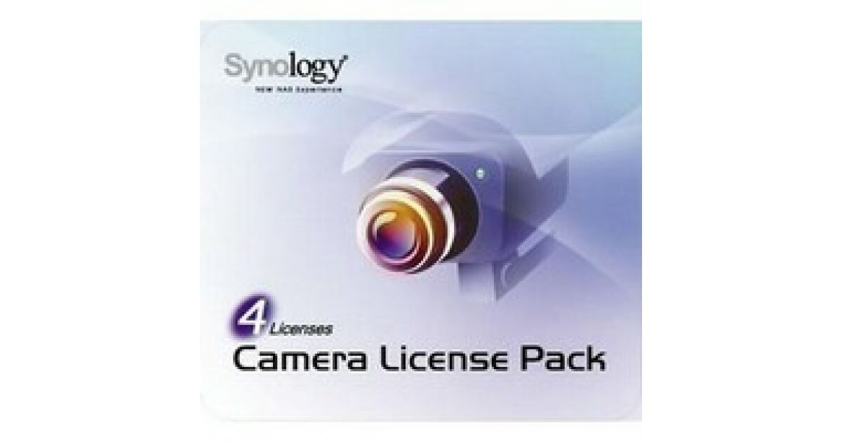Synology Camera License Pack - 4 kamerához | Pepita.hu