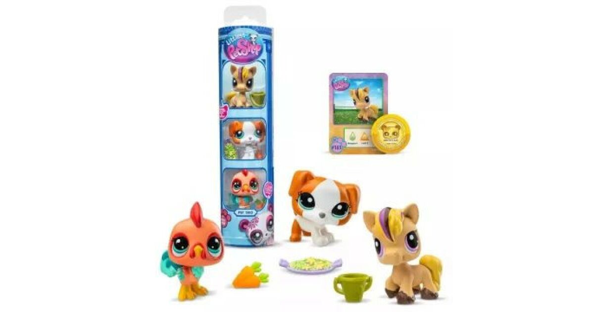 Recenzje: Littlest Pet Shop: Zestaw zabawkowy w tubie, 7. generacja, 3 ...