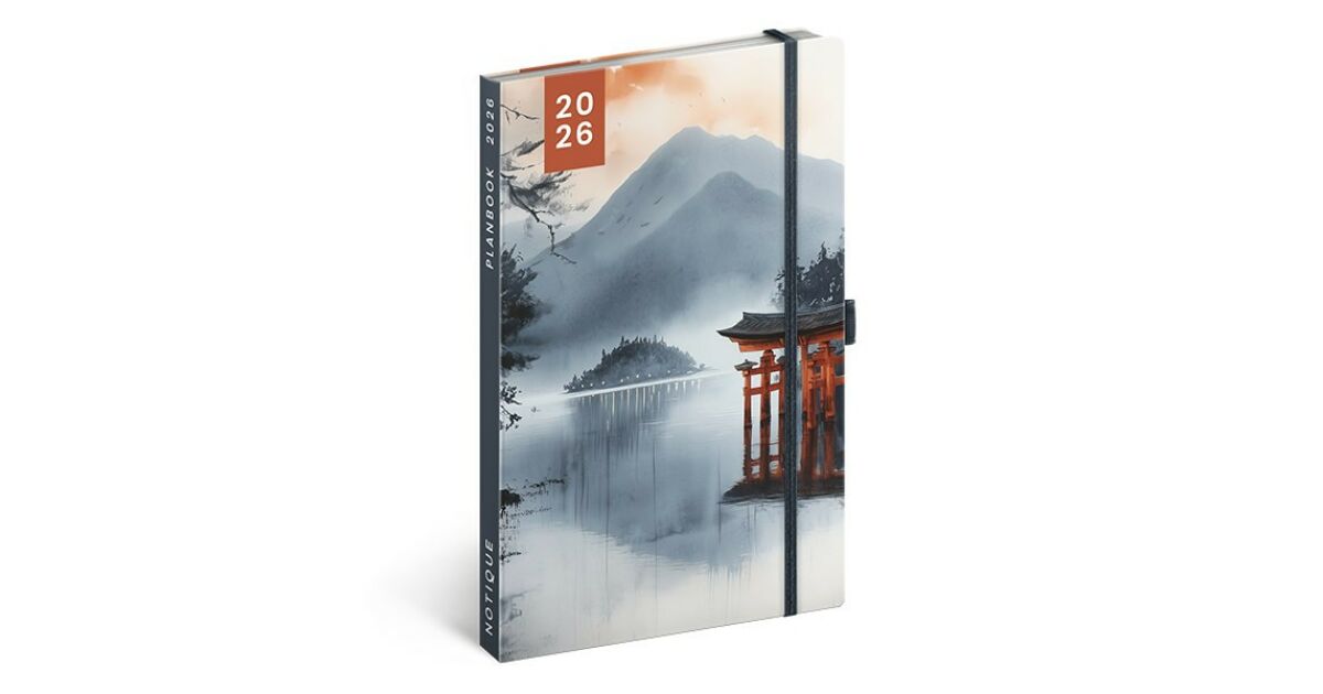 Realsystem 2026 Japan 5414 13x21 cm Gummiband-Terminkalender/Notizbuch ...