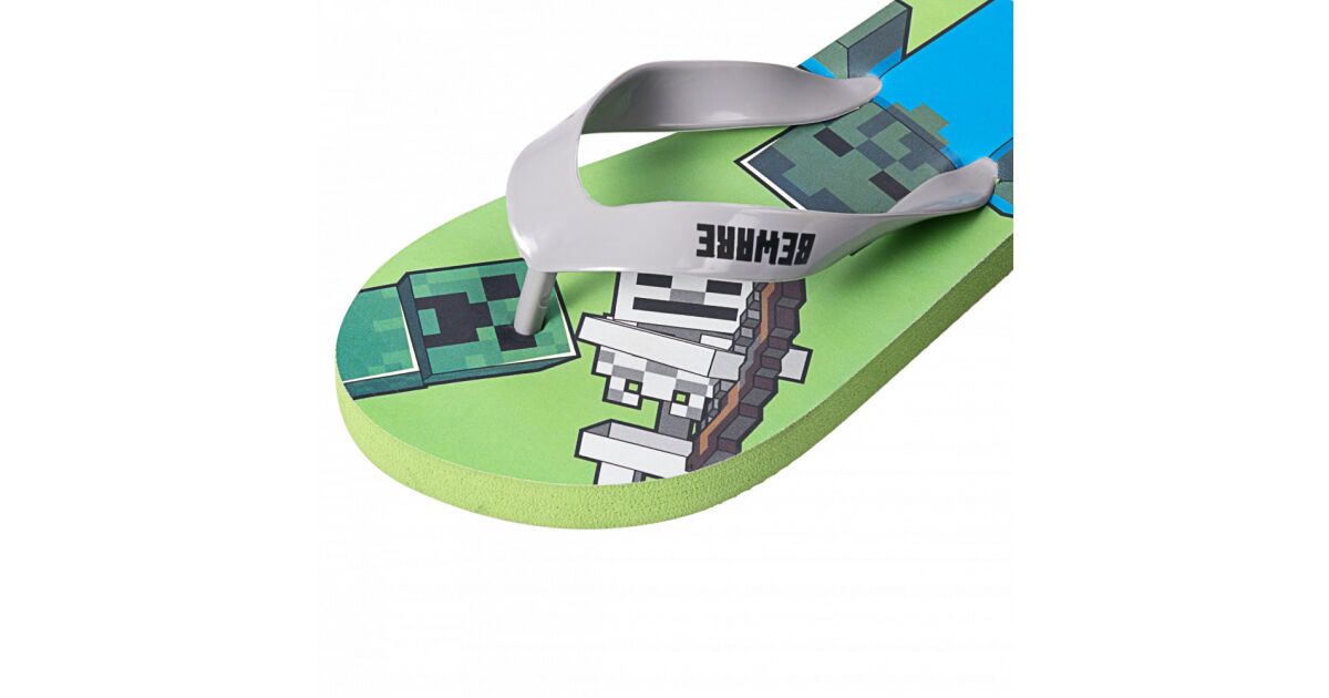 Minecraft Beware gyerek papucs, Flip-Flop 33/34 | Pepita.hu
