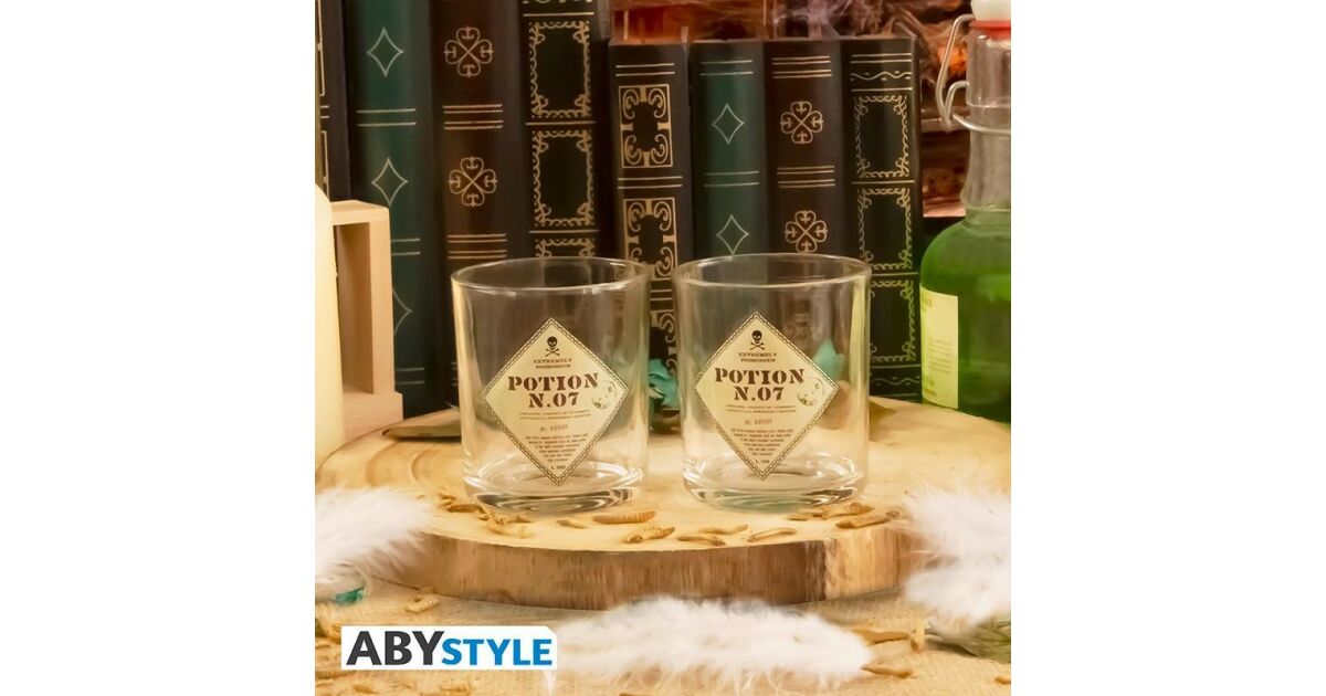 Harry Potter - Bájital Üveg Szett 2 Pohárral - Roxfort Apothecary ...
