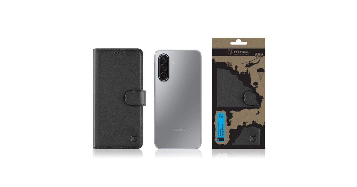 Husa telefon Tactical Field Notes, neagra, pentru Samsung Galaxy A17 5G ...