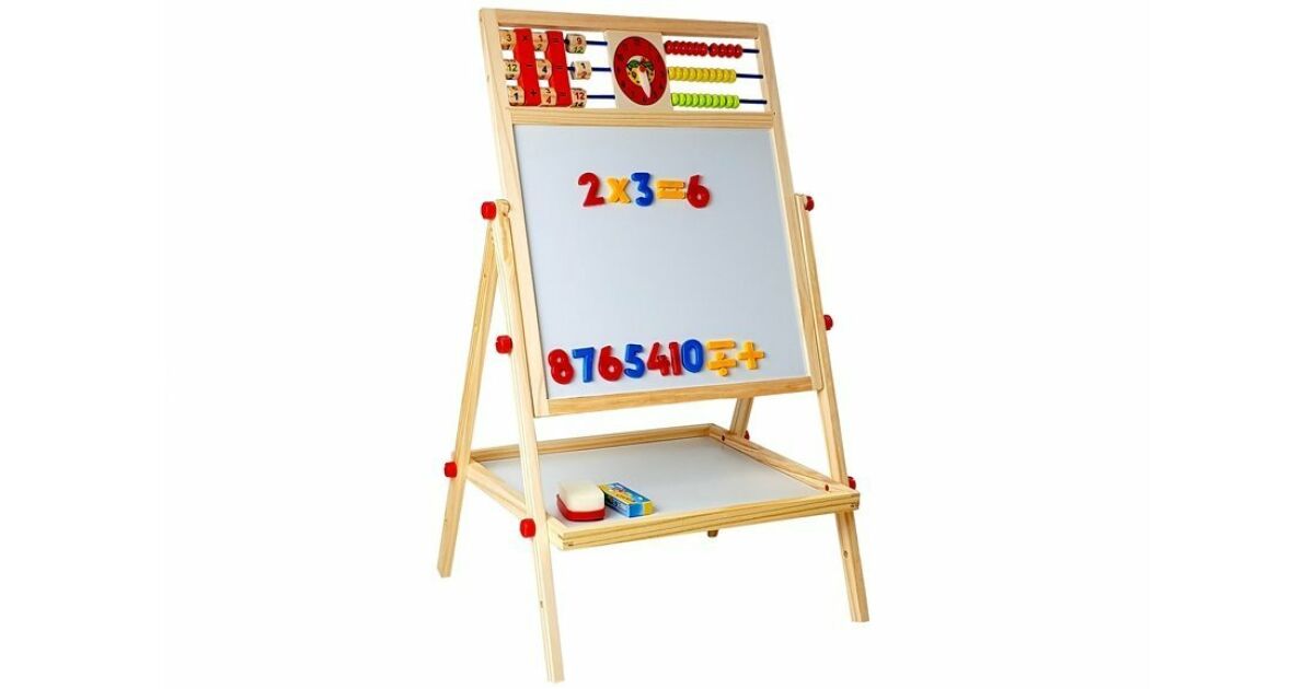 Bewello Fa rajztábla, mágnestábla - óra, számok, iskolai előkészítő ...