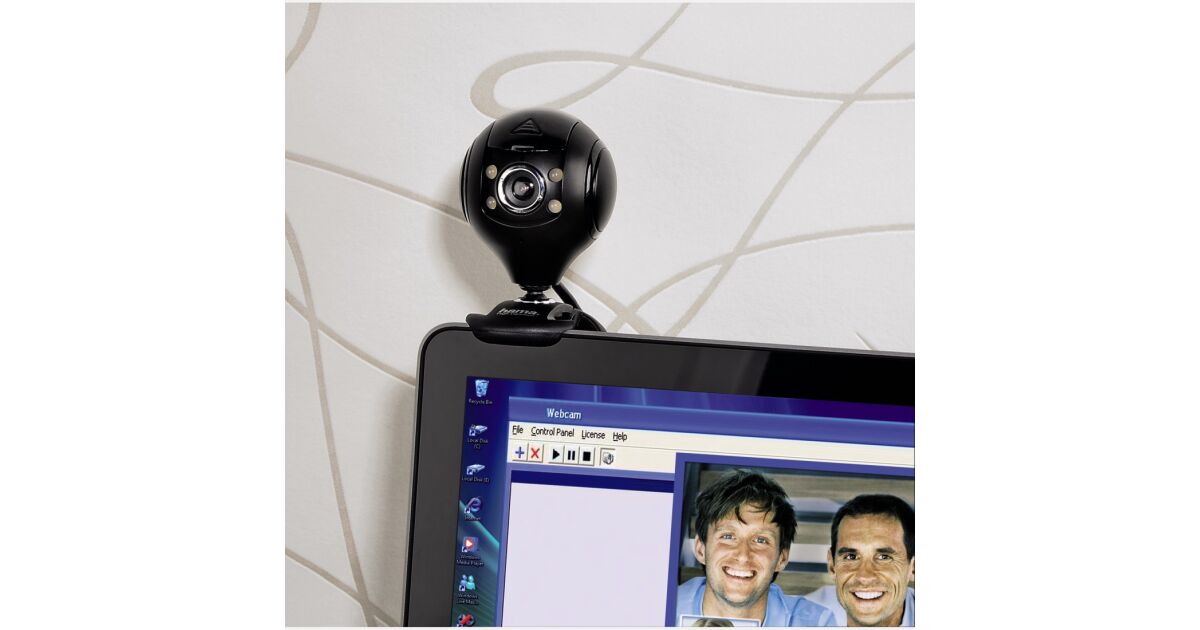 Hama Spy Protect Webkamera - 1280x1024, Fekete, Lencsevédővel | Pepita.hu