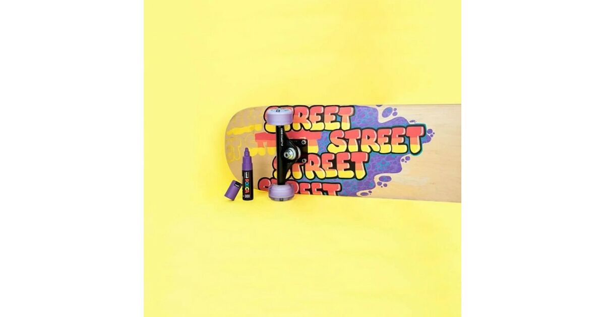 UNI Posca PC-5M Lila Dekor Marker - 1.8-2.5mm, Vízálló | Pepita.hu
