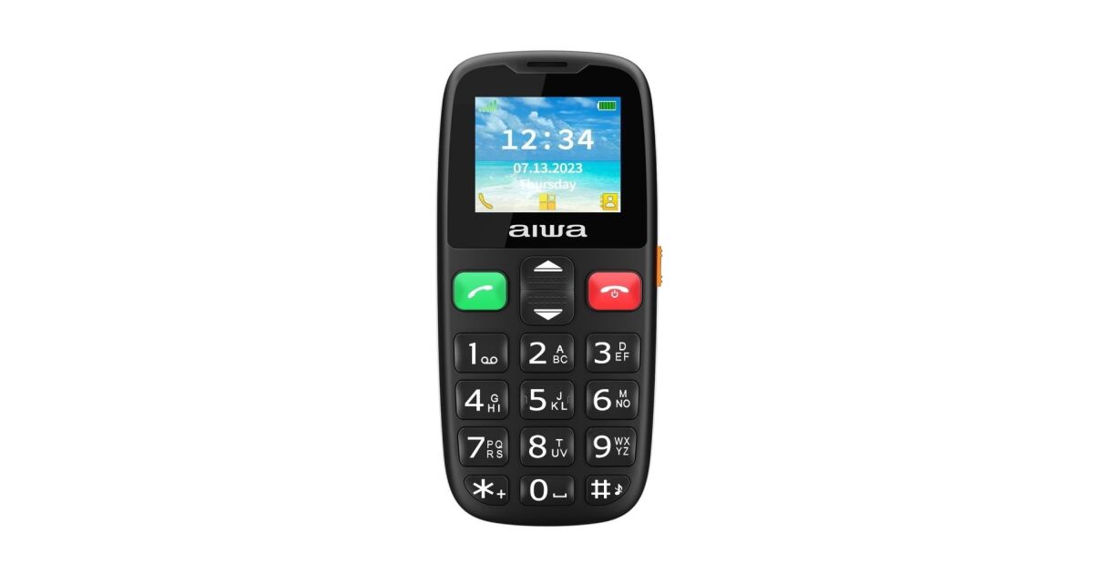 Aiwa FPH-S100-2G Dual SIM Mobiltelefon - Fekete | Pepita.hu
