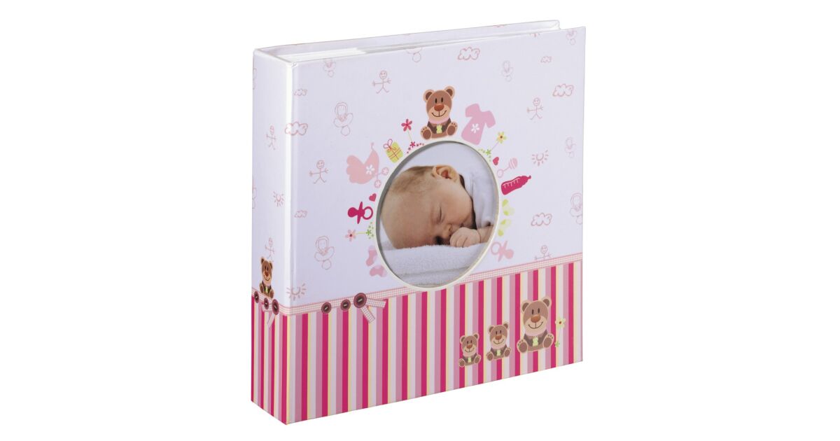 Hama Moni Baba Fotóalbum - 200 kép, 10x15 cm - Rózsaszín | Pepita.hu