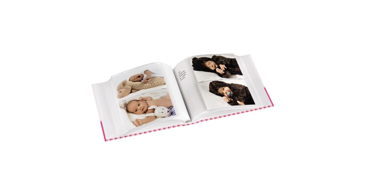 Hama Moni Baba Fotóalbum - 200 kép, 10x15 cm - Rózsaszín | Pepita.hu