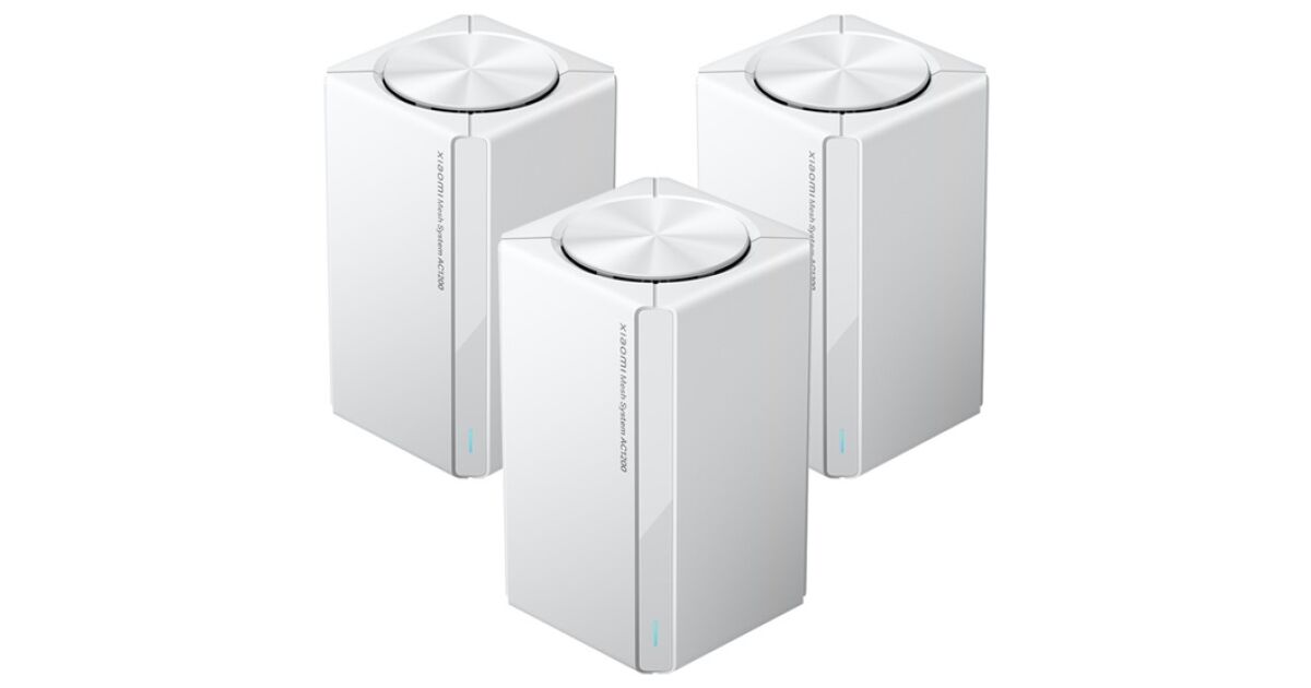 Xiaomi Mesh System AC1200 Mesh WiFi Router rendszer (3 db) | Pepita.hu