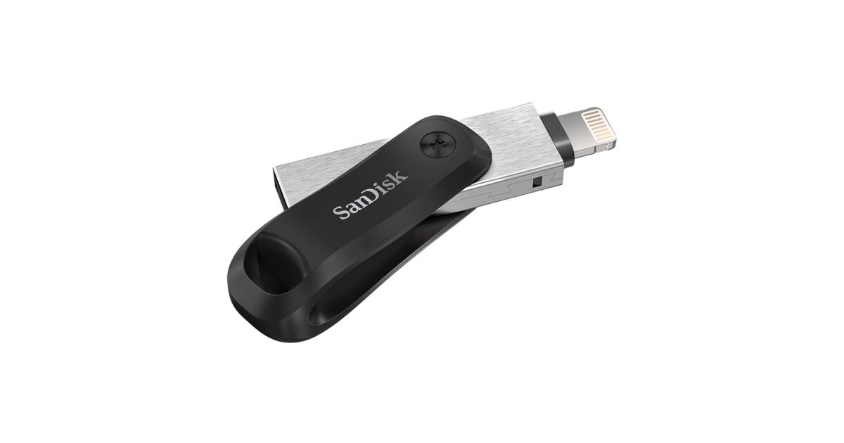 SanDisk iXpand Flash Drive Go - 128GB USB/Lightning Pendrive - Fekete ...