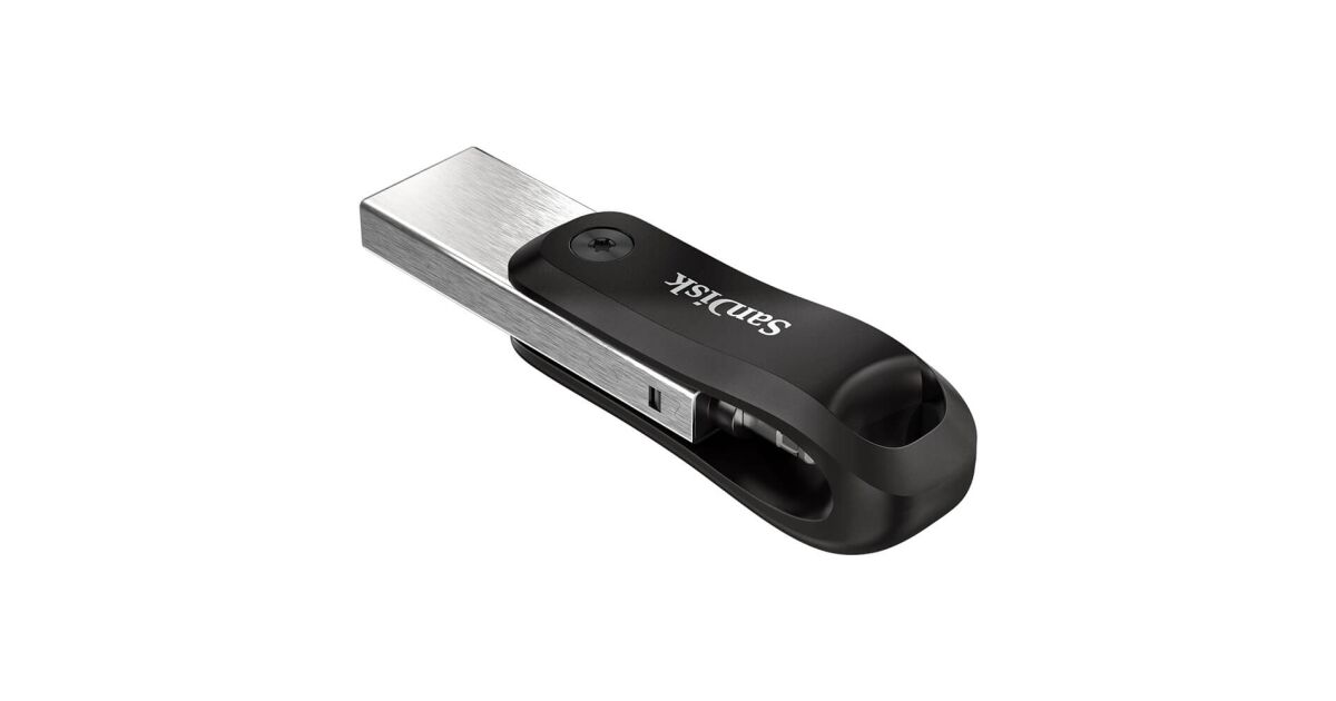 SanDisk iXpand Flash Drive Go - 128GB USB/Lightning Pendrive - Fekete ...