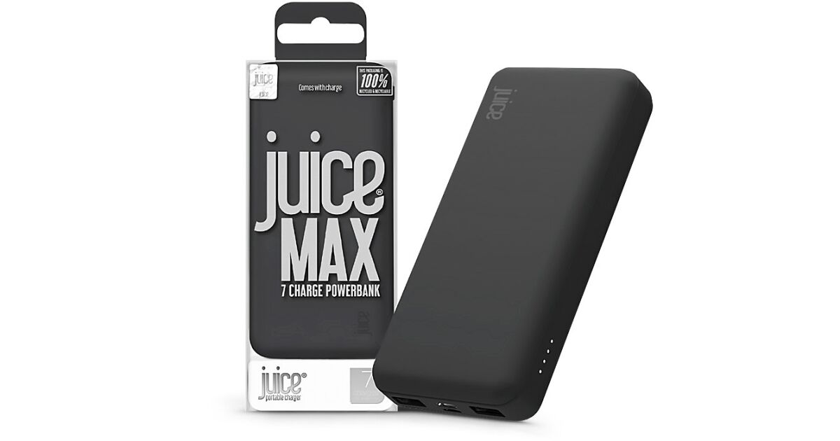 Juice ECO MAX Power Bank - 20000mAh, 20W PD, Újrahasznosított | Pepita.hu