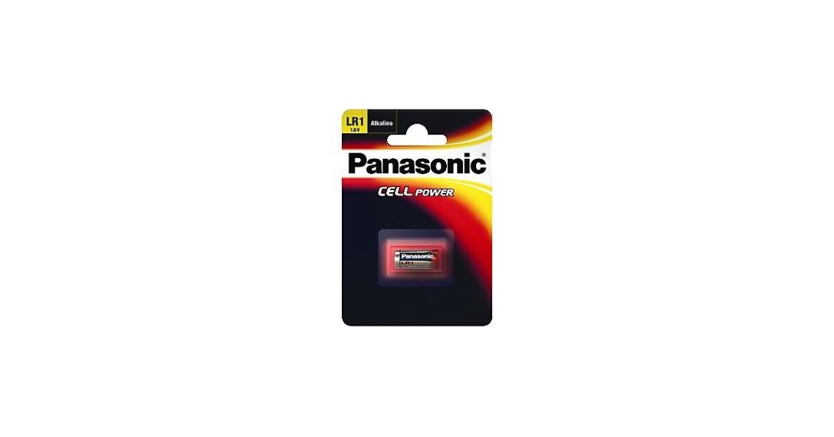 Panasonic Power Cell LR1 Alkaline Batterie - 1.5V, Durable Batterie ...