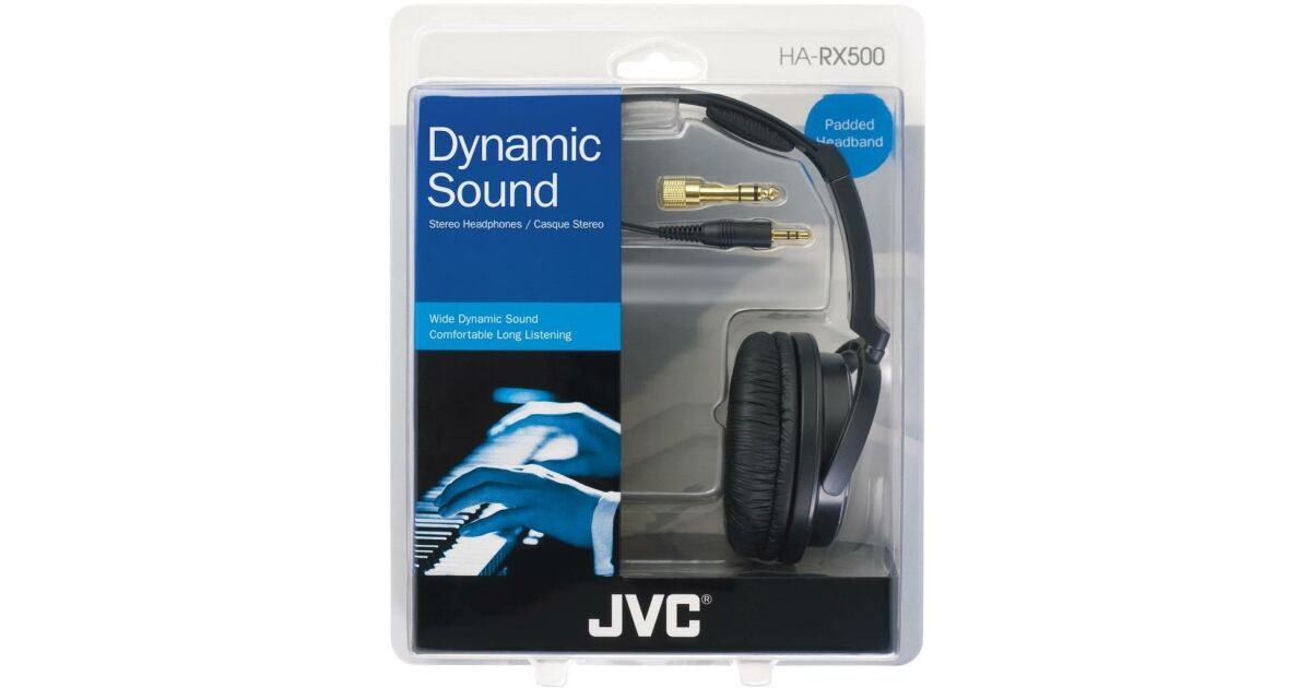 JVC HA-RX500-E Over-Ear Hi-Fi Fejhallgató - Fekete | Pepita.hu