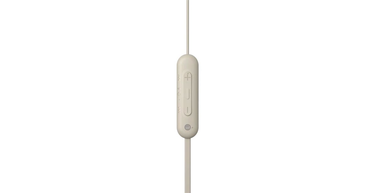 Sony WI-C100 Căști Fără fir În ureche Apeluri/Muzică Bluetooth Bej ...