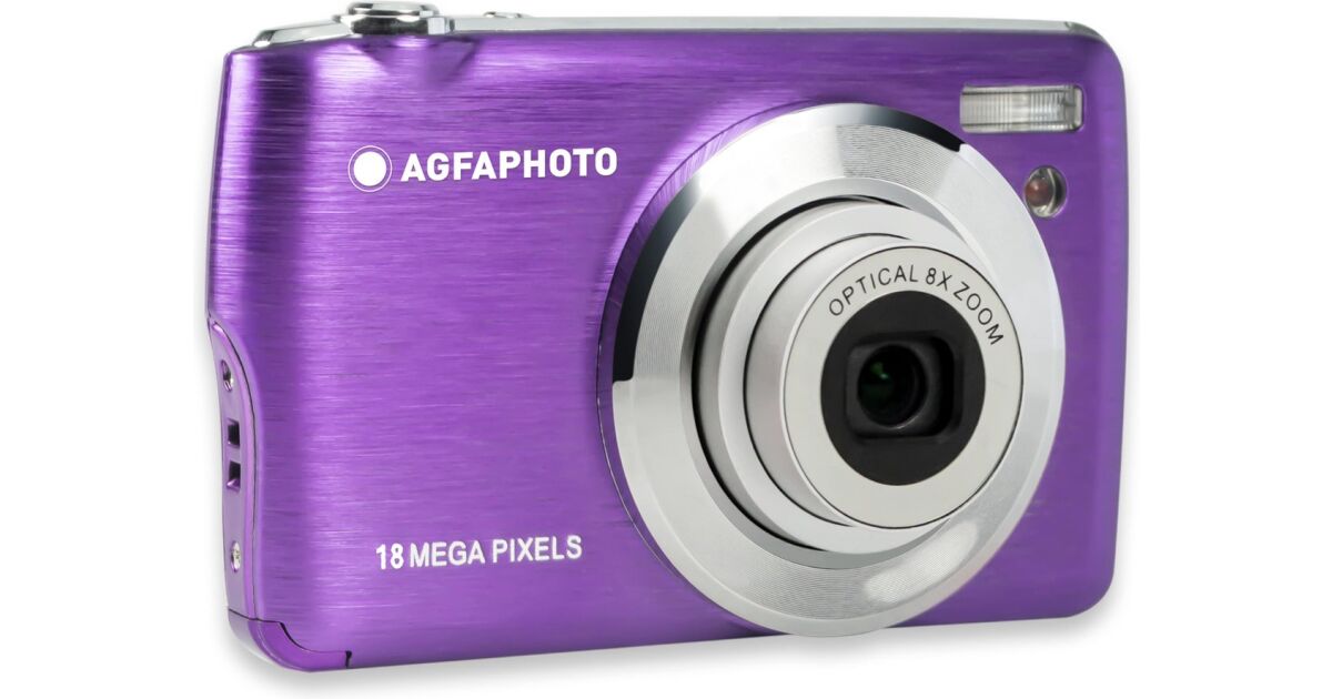 AgfaPhoto Realishot DC8200 - Lila Digitális Fényképezőgép + Starter Kit ...