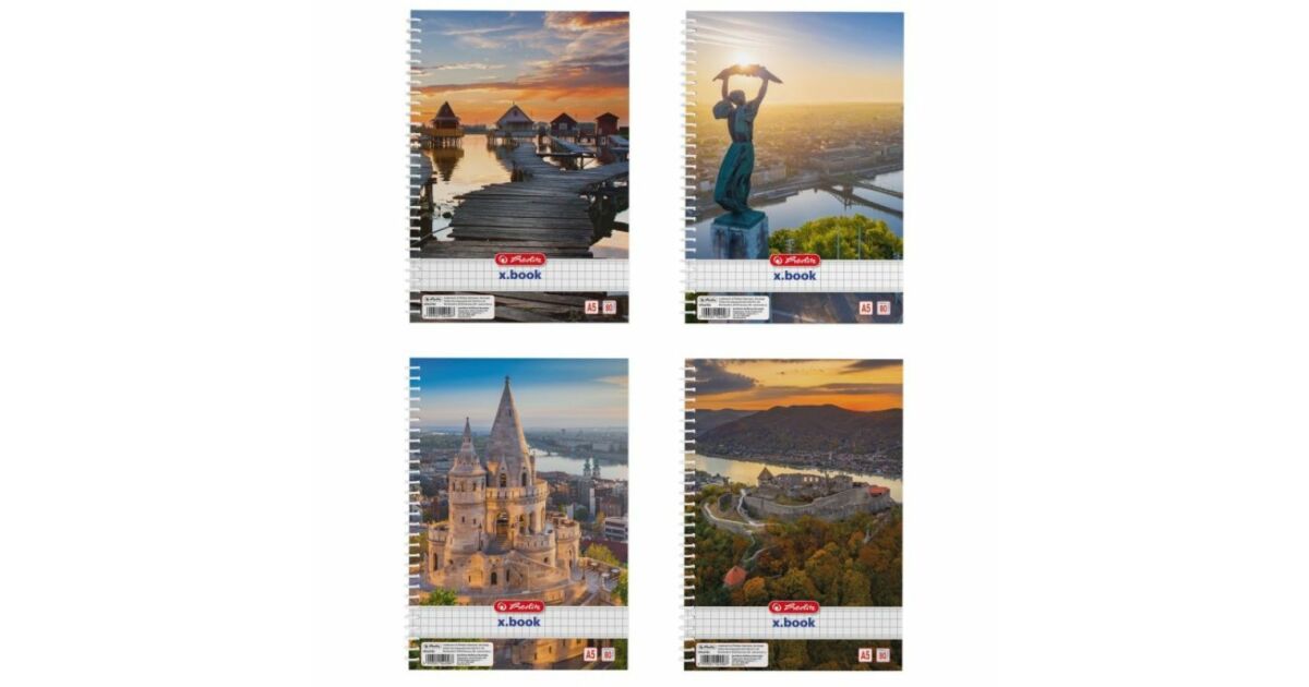 Herlitz City A5 Kockás Spirálfüzet - 80 lap | Pepita.hu