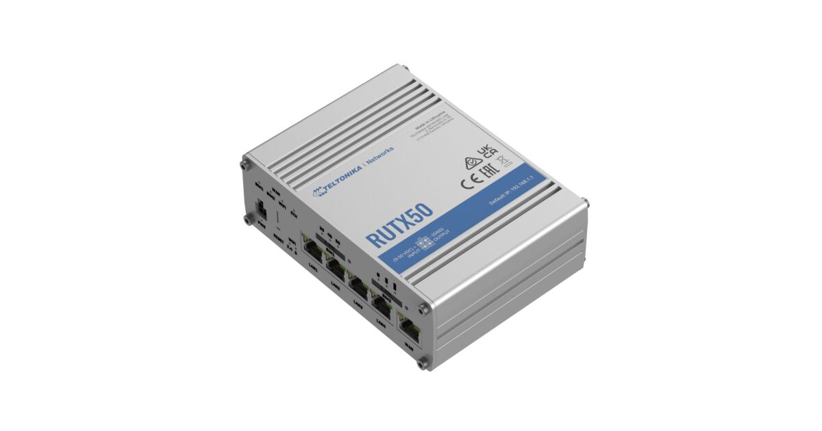 Recenzii: Router industrial profesional, Teltonika RUTX50, 5G, Wi-Fi 5 ...
