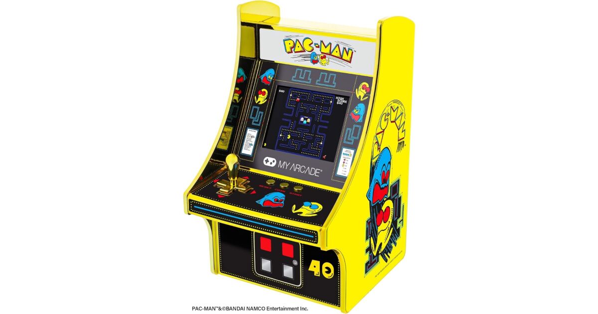 My Arcade Pac-Man 40th Anniversary Micro Player - Retro Portable Game ...