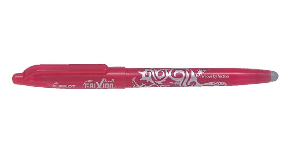Pilot Frixion Ball Kupakos Törölhető Rollertoll - 0.35mm, Rózsaszín ...
