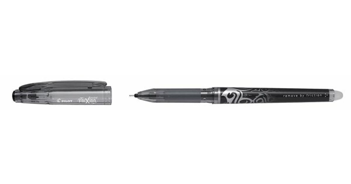 Pilot Frixion Point - Törölhető Kupakos Rollertoll - 0.25mm - Fekete ...