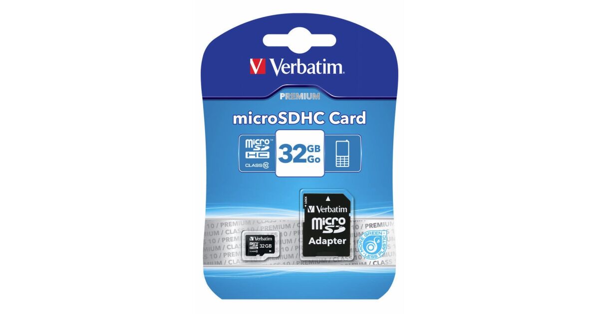 Verbatim microSDHC 32GB Class 10 memóriakártya + adapter | Pepita.hu
