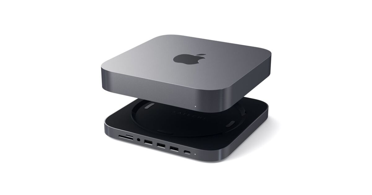 Satechi ST-ABHFM Type-C Mac Mini Dokkoló és Állvány - Szürke | Pepita.hu