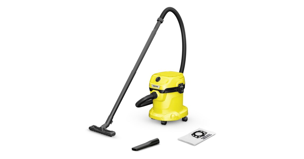 Kärcher WD 2 Plus V-15/4/18 Porzsák nélküli Száraz-nedves porszívó ...
