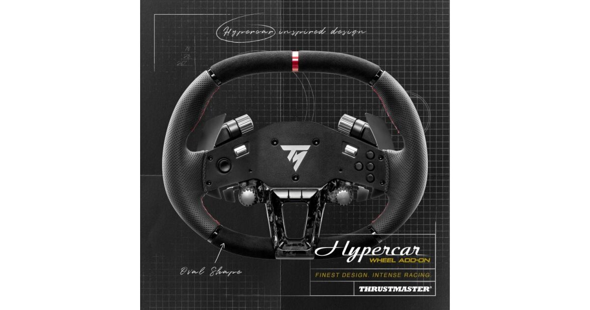 Thrustmaster Volant Hypercar Wheel Add-On Pro Szimulátor Kormánykerék (T818 / T598 / PS5 / PS4 ...