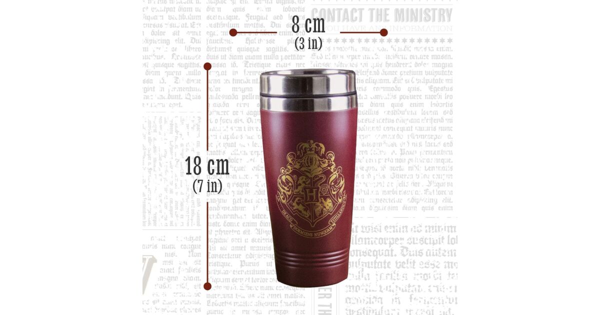 Harry Potter Roxfort Címeres Utazóbögre - 450 ml | Pepita.hu