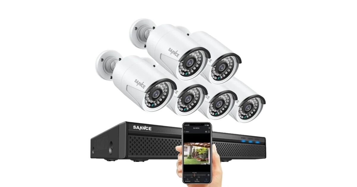 CCTV biztonsági rendszer, 5MP NVR készlet, kültéri vízálló IP -kamera ...