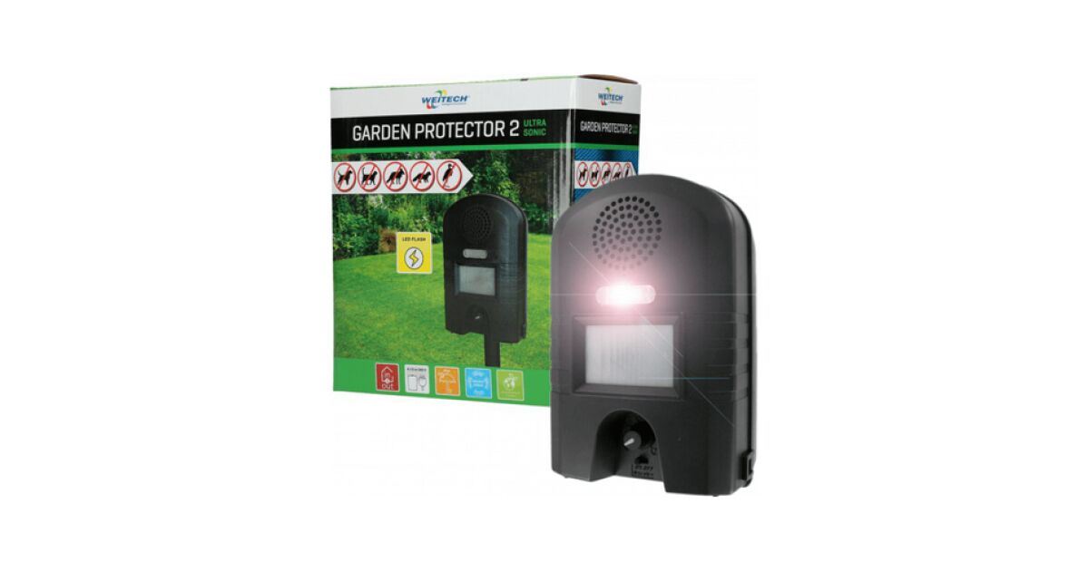 Weitech Garden Protector 2 Ultrahangos kisállat riasztó | Pepita.hu
