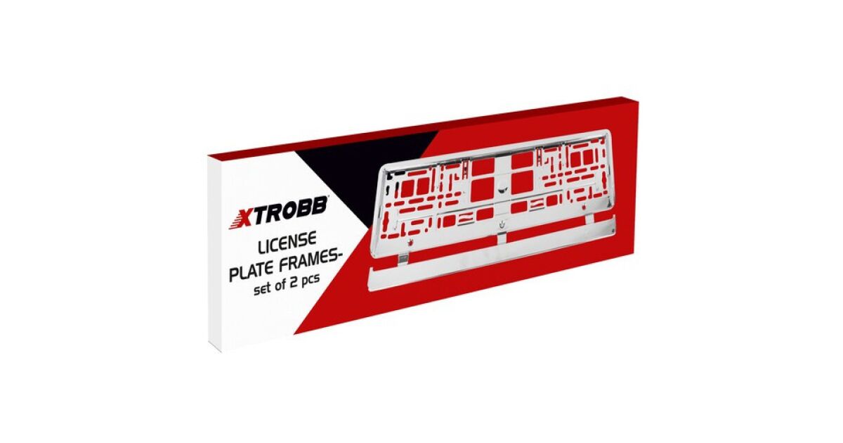 License plate frame 2 pcs Xtrobb 22048 | Pepita.hu