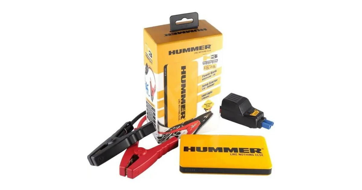 Vélemények: HUMMER H3 jump starter indításrásegítő + töltő hordozható ...