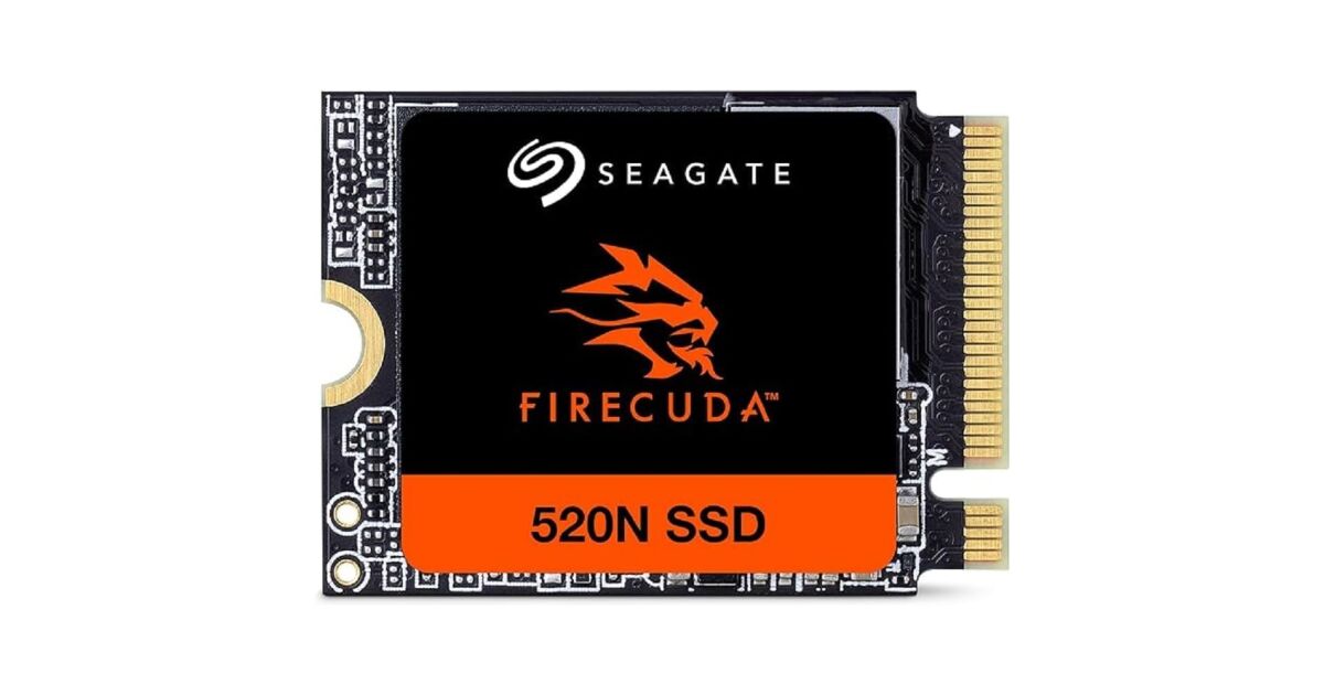 1TB Seagate Firecuda 520N M.2 NVMe SSD meghajtó (ZP1024GV3A002 ...