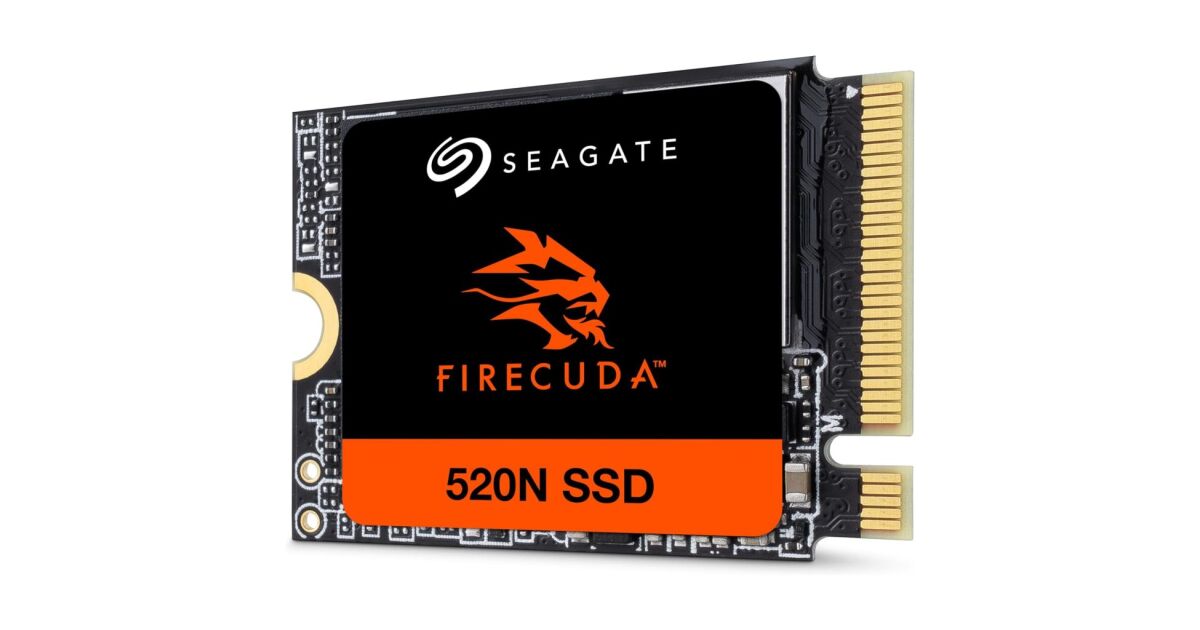 1TB Seagate Firecuda 520N M.2 NVMe SSD meghajtó (ZP1024GV3A002 ...