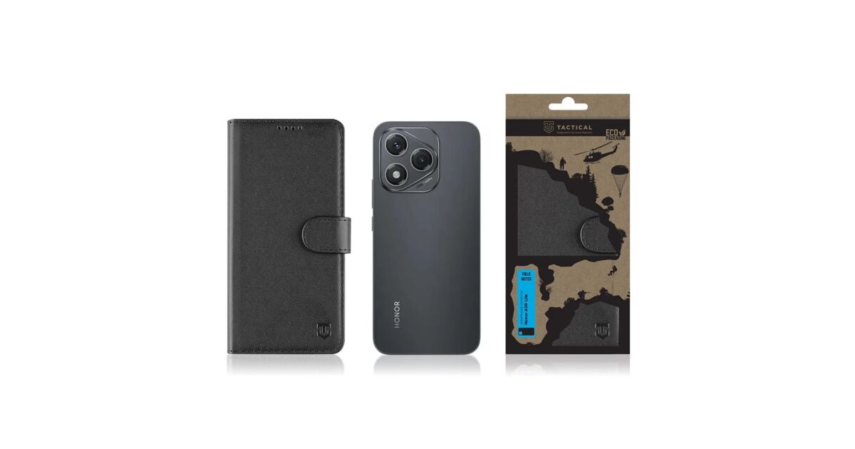 Tactical Field Notes fekete Book / Flip tok Honor 400 Lite készülékhez ...